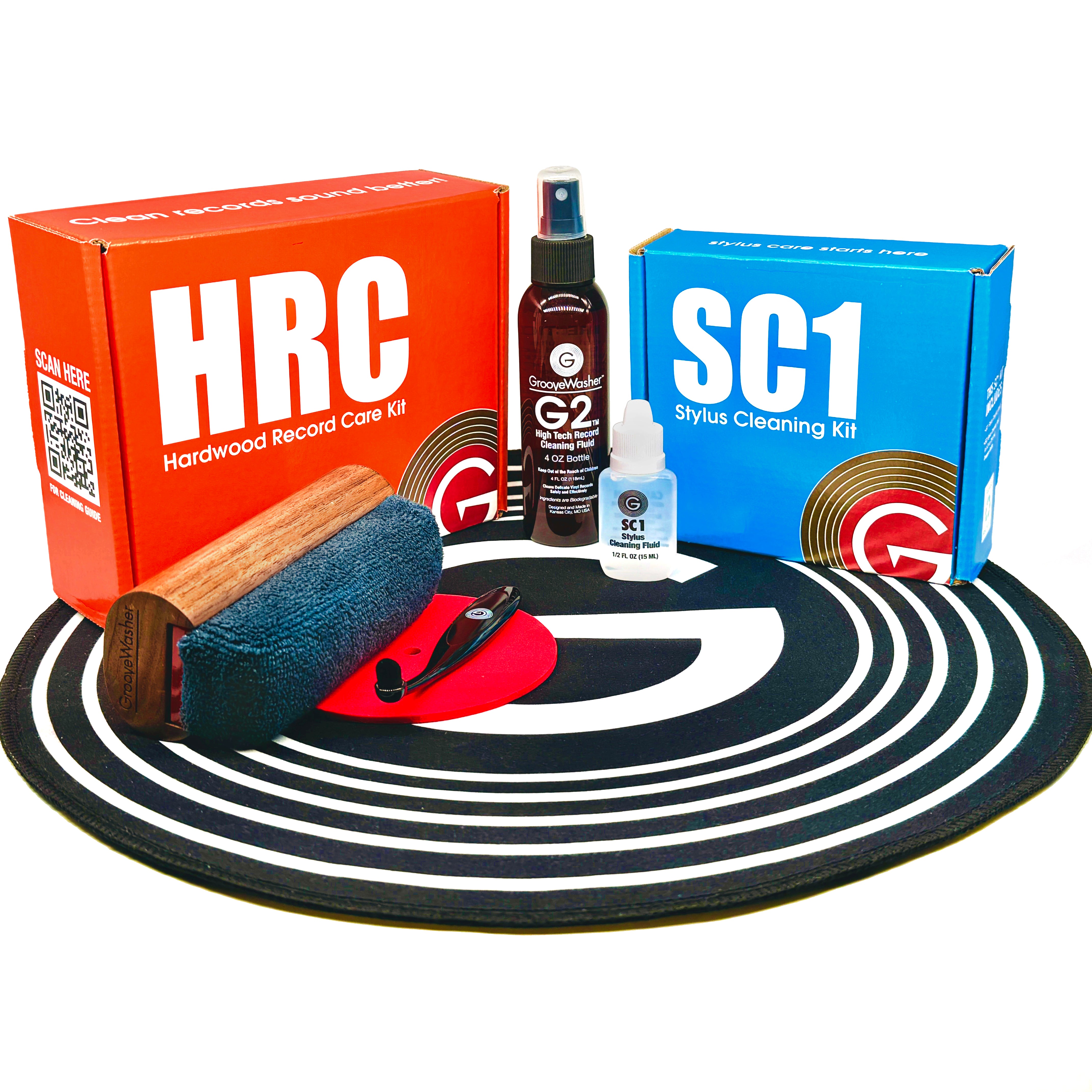 Bundle & Save | GrooveWasher (HRC) Hardwood Kit & SC1 Kit